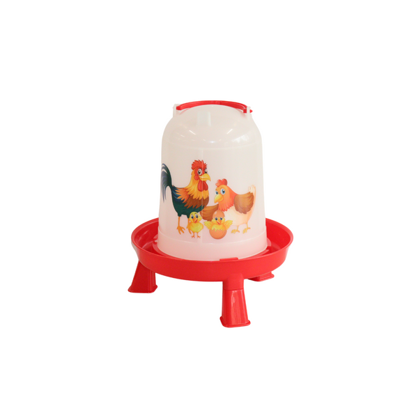Illustrated Poultry Waterer with Legs | Miller Manufacturing Company