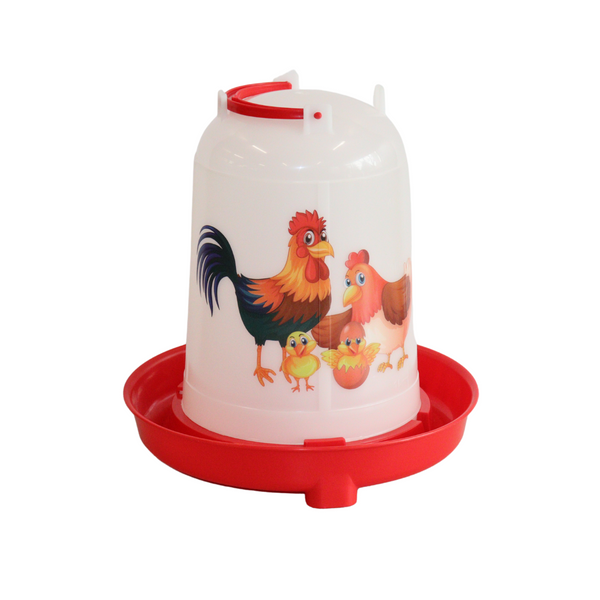 Illustrated Poultry Waterer with Legs | Miller Manufacturing Company