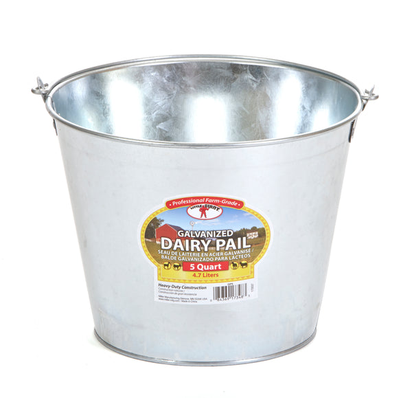 Galvanized Dairy Pail | Miller Manufacturing Company