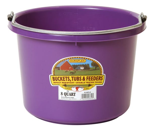 8 Quart Plastic Bucket | Miller Manufacturing Company